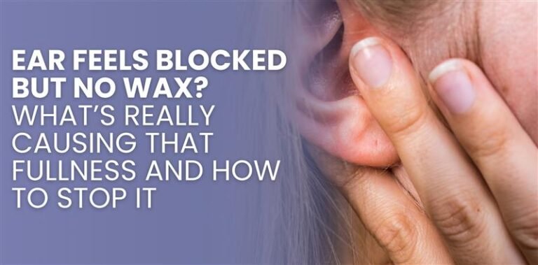 How To Open A Blocked Ear At Home Safely | Dewaxify London
